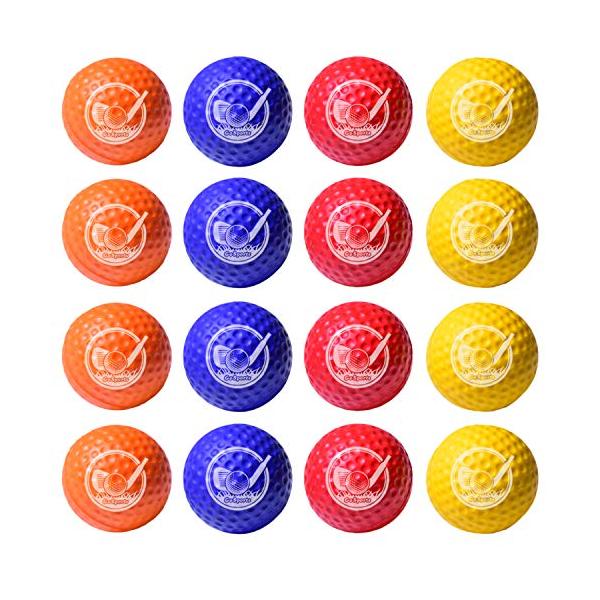 16カウント1パックマルチカラー/16 Count Pack of 1/GOLF-BC-BALLS-16・Style:16カウント1パック・パッケージ個数:1・フォームゴルフボール:頑丈なフォームゴルフボール16個セットで、自宅、屋内、屋外...