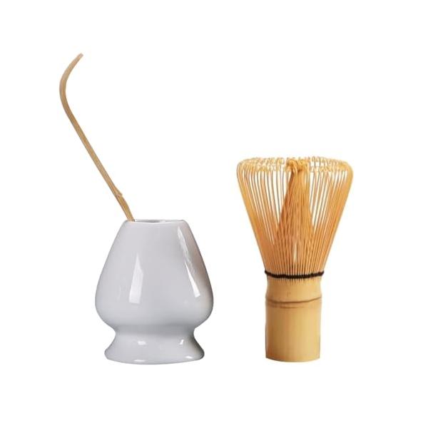 ジャパニーズ白色/小/rishimochachaju・Color:白色・天然竹材使用竹製の茶筅、茶杓、湯飲み、自然で環境に優しく、長持ちします。・伝統的なデザイン日本の茶道に基づいた伝統的なデザインで、美しい見た目と使いやすさを兼ね備えてい...