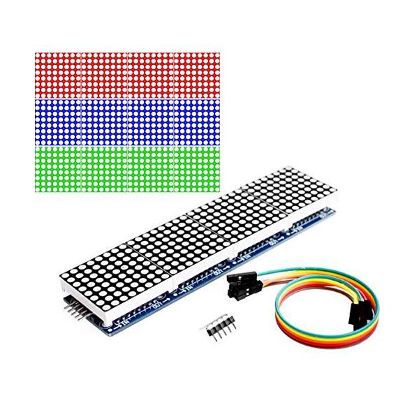 青い/-/TS-YM-322-lan・Color:青い・パッケージ個数:1・1つのモジュールで8x8ドットマトリックスの共通カソードを駆動できます・動作電圧：5V・次元：12.8x3.2x1.3cm・直径3mmの64穴の固定ネジ・入力および...