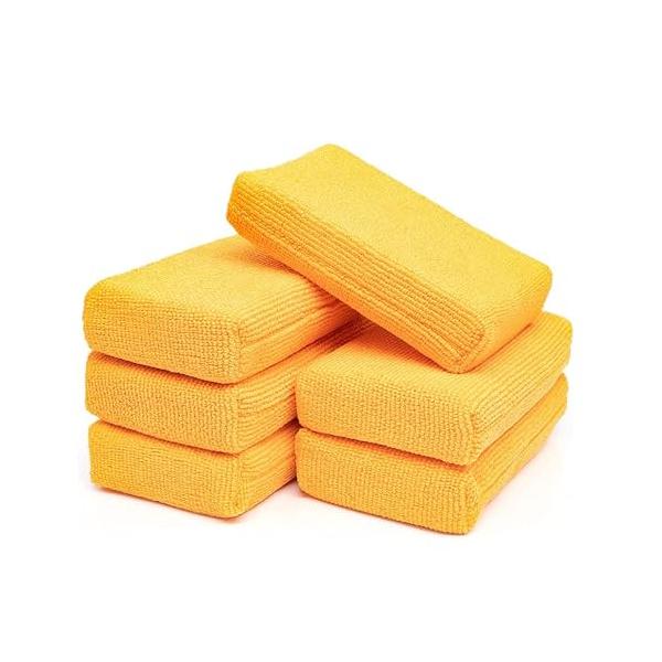 ツイストループオレンジ/パール織/7.6×13cm/0305-SPONGE-PEARL-6PK-3X5-ORNG・パッケージ個数:1・パールアプリケータスポンジはさまざまな用途で使用できる伝統的な形のアプリケータースポンジです。・タイトなパ...