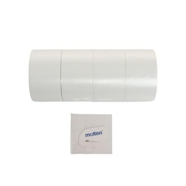 ホワイト/幅5cm/TV1015-W・パッケージ個数:1・■サイズ：幅50mm×長さ25m4巻入■素材：塩化ビニル樹脂■特徴：バスケットボール・ハンドボール・バレーボール用伸びるので曲線に適しています。■原産国：中国・カラー：Ｗ・サイズ：５...