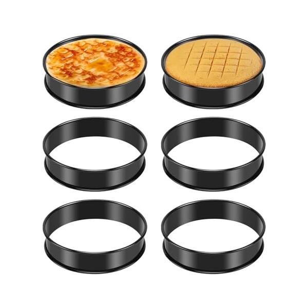 ブラック/-/I986101643・Color:ブラック・イングリッシュマフィン、マフィン、朝食サンドイッチ、目玉焼き、バターパン、素朴なパイなどの製造に最適です。・それらを使用して、クレープを作ったり、フライドポテトにぴったり合う卵を調理...