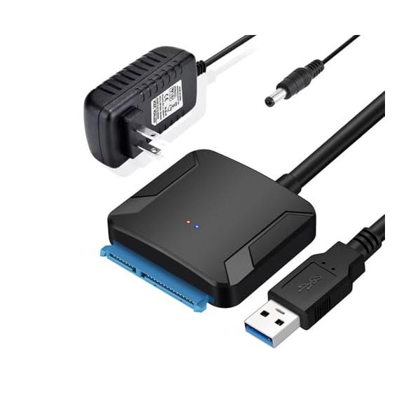 -/B0DC62Z8C4/-・2.5/3.5インチ HDD/SSD対応このSATAからUSBへの変換ケーブルを使用すると、ソリッドステートドライブ（SSDまたはハードディスク（HDDを簡単にコンピューターに接続し、データへのアクセスとバック...