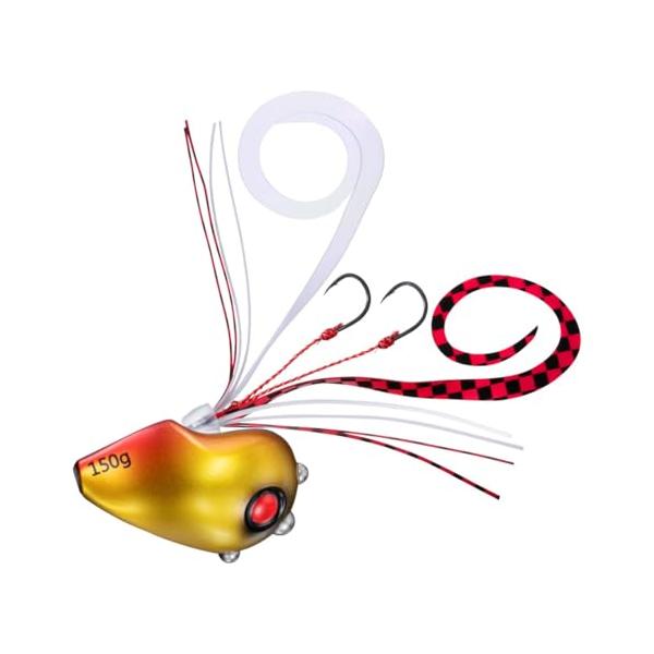 60ｇアカキン/60ｇ/07469043・Color:アカキンStyle:60ｇ・ドテラ流し対応、タングステンボトムセンサー付きタイラバ
