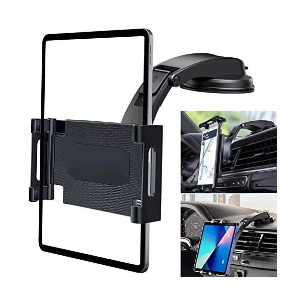 大人気のスマホ&amp;タブレット兼用車載ホルダー Elnicec 会社はより早く、より安全な運転を体験しようという理念を持ちながら、心から認められる製品を作り出し続けています。お客様の意見を聞き、市販の1軸車 スマホスタンドとでは、思い通...