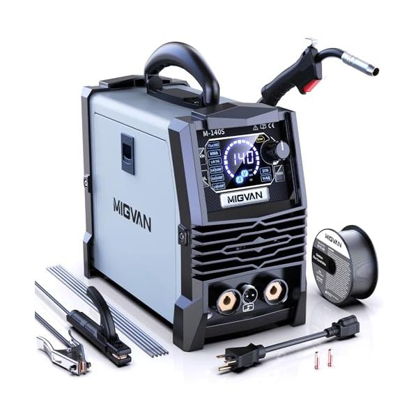M140S-JPブラック/-/m-140s・Style:M140S-JP・パッケージ個数:1・3in1多機能溶接機：1台で3種類の機能、ノンガス半自動溶接、手棒溶接、Lift TIG溶接に1台で対応が可能な多機能モデルでありながら、鉄や軟鋼...