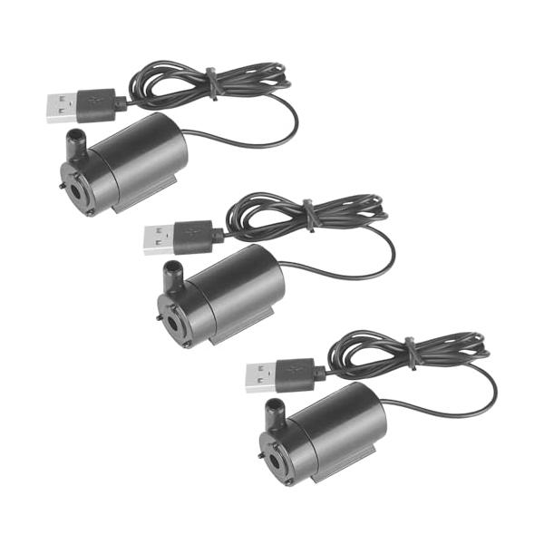 ブラック 3個ブラック/-/minishuibeng・Style:ブラック 3個・買い物のヒント：これは小型体積ミニポンプで、この製品は体積が十分に小さく、多くのシーンで使用しやすく、いくつかの性能を犠牲にしているため、長時間無停止で使用す...