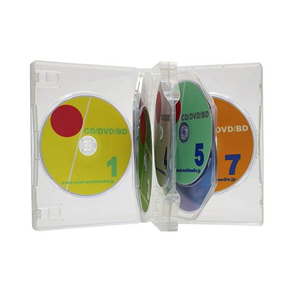 クリア/7枚収納 3個/-・Size:7枚収納 3個Color:クリア・27mmのしっかりとしたクリアケースに7枚のディスクを収納・ケース外側にはジャケットを挟むフィルム付。ケース内には冊子を挟むクリップ付き・ディスク1枚1枚独立収納・ロゴ...