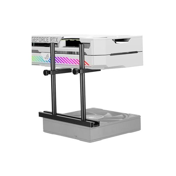 サポート2-/-/GB・Style:サポート2・パッケージ個数:1・GPUサポートブラケットは最新のスライドレール式設計を採用し、グラフィックカードの設置位置に合わせて自由にスライド可能。120mmまでの高さ調節範囲を備える。DIYユーザー...