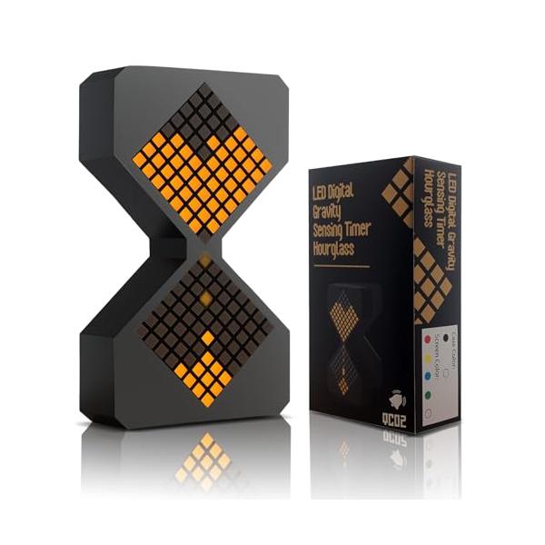 ブラック/1/timer 01・Color:ブラック・商品サイズこのタイマーのサイズは3.8×2.2インチで、厚さ0.8インチです。 明るさは調節可能で常夜灯としても使えます。 5時間以上連続使用できます。 Type-Cデータケーブルで充電...