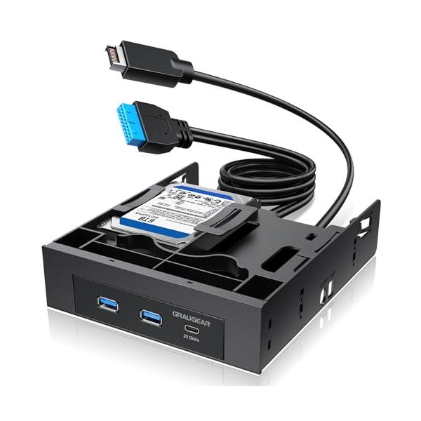 ブラック/-/-・高速USB拡張ポート搭載USB-C 20Gbpsポート×1とUSB-A 5Gbpsポート×2を搭載し、外付けSSD・HDD・USBメモリへの超高速データ転送を実現。 20Gbps速度にはUSB 3.2 Gen2x2 A-K...