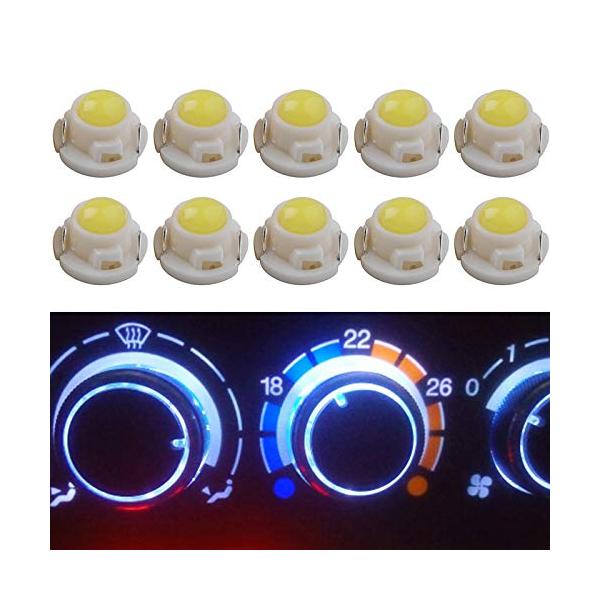 ホワイト/-/-・Color:ホワイト・ミニベースLED球です。従来のチップよりも格段と明るく、メーター球やエアコン球等、パネル内の各所にてお使いいただけます。パッケージ内容：同サイズ10個 ご希望のサイズをご注文ください。・耐久性があり長...