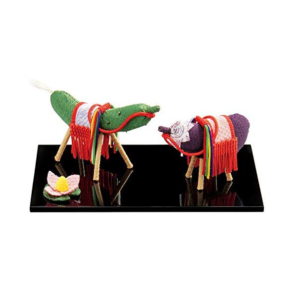 modernプレミアム/幅15×奥行9×高さ5cm/4546782059431・Color:プレミアム・パッケージ個数:1・飾り付けサイズ幅15×奥行9×高さ5cm・各サイズ牛：幅2.5〜3×奥行6.5〜7×高さ4.5cm、馬：幅2.5〜3...