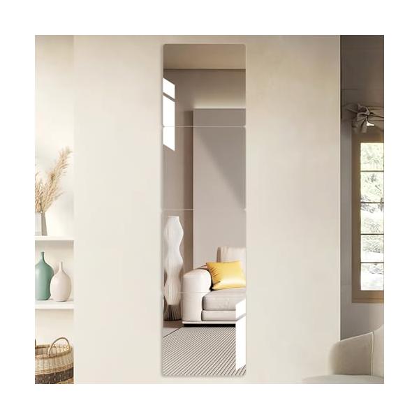 シンプル4枚セット/15cm*15cm/YKL-ZHJ-15 15・Color:4枚セットSize:15cm*15cm・超軽量で割れない鏡アクリル全身鏡の重さがガラス鏡の1/6。2ｍｍ厚。一枚当たり約200ｇと非常に軽量です。アクリル製で割...