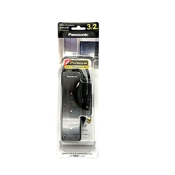 ダークウッド/-/WHF2323BMDP・PatternName:単品・パッケージ個数:1・色:ダークウッド・定格:15A 125V 1500Wまで・コード長:2m・コンセント口数:3コ口