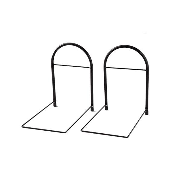 ブラック/高さ32cm 幅20.5cm 奥行33cm/-・ベッドで使用する布団のズレ・落下防止に。・フレーム本体：約20.5×32×1.3cm　差込部：約33×20.5×0.5cm・本体：鉄エポキシ塗装、キャップ：ポリエチレン・生産国：中国