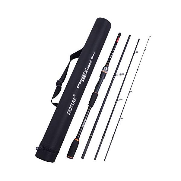 スピニングロッド/66mh-s 1.98m（6.6ft）MH/スピニングロッド 1.98m・Size:66mh-s 1.98m（6.6ft）MH・優れたカーボン素材GOTURE新作XceedルアーロッドはグリップからバッドにかけてXカーボン...