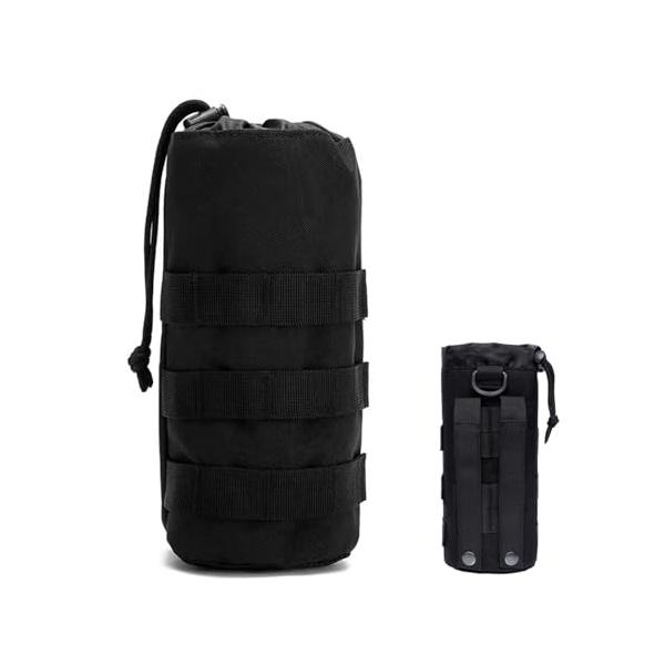 ブラック/750ml/-・製品サイズ高：約23cm、直径：約11cm。重量：約100g。このボトルホルダーは通常750mlまでのボトルや水筒が収納可能。・素材1000Dナイロン生地を採用している。縫製がしっかりしていて丈夫であり、耐摩耗性、...