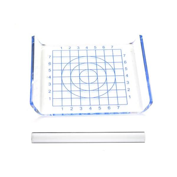 -/-/BIUTEFOR-ZH110・パッケージ：グリッド付きアクリル板ベースプレート1枚 粘土陶芸用具＋アクリルし棒1本。・材質：アクリル サイズ：約10センチメートルX 14センチメートル 写真に示すように色は、異なるコンピュータの解像...