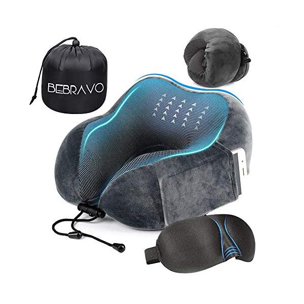 01グレー/-/Travel-Pillow-Grey・Color:01グレー・パッケージ個数:1・?人間工学に基づく設計革新的なデザイン採用するAidSciのU字型ネックピローです。商品サイズ: （収納前）約28×30×14cm（収納後）：...