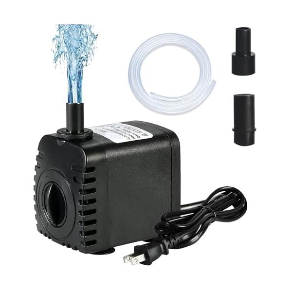 水中ブラック/-/-・商品仕様：入力電圧: AC100V-120V。 電力: 8W。 ヘッド: 1.2M。 出口直径: 8mm &amp; 12mm 水出口のある部分。 流量: 600L/H。 騒音レベル: 40 デシベル以下。 電源コード...