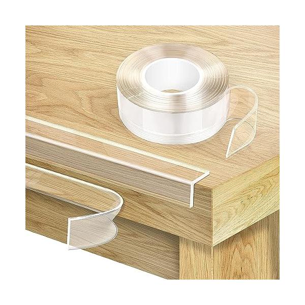 透明/厚さ2mm、幅3cm、長さ2m/3CM・Size:厚さ2mm、幅3cm、長さ2m・十分な幅と厚みで全面保護このクッションテープは、幅3cm、厚さ2mmの仕様で、広範囲をしっかりガードし、優れた衝撃吸収効果を発揮します。机の角や壁のコー...