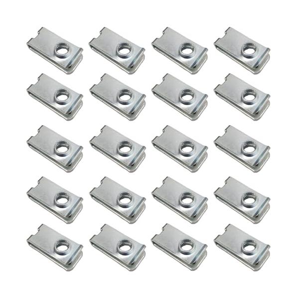 シルバー/直径10mm、高さ25mm/-・仕様：パッケージには20個のネジスナップベース、24*11mmが含まれています。・高品質の材料：高品質の材料で作られ、亜鉛メッキされた表面は、錆びにくく、丈夫で耐久性があり、長期間使用することができ...