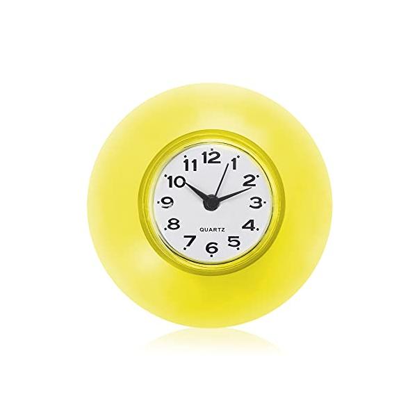 モダンイェロー/-/-・製品仕様書:サイズ：8.5*8.5cm。色：イェロー。伝統的なポインター型時計。・かわいい、装飾用: この小さなかわいい時計は、環境への装飾としても非常に似合います。寝室、リビング、書斎、子供部屋、 オフィス、お店な...