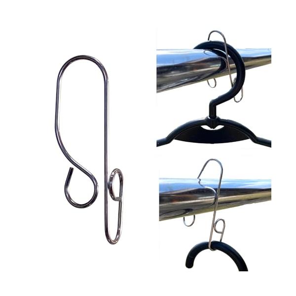 スタイリッシュシルバー/ブライト 8入/ICA009-001-AF・Size:ブライト 8入UnitCount:8・パッケージ個数:1・内容：ハンガーとまる（ブライト） ×8個入・特徴：強風でもハンガーがズレずに“とまる”、屋外・屋内両用の...