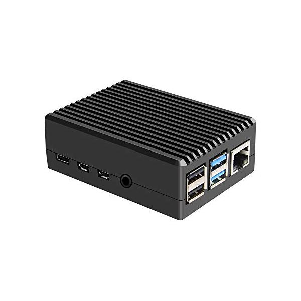 ブラック/P173/-・適用対象Raspberry Pi 4 Model Bのみに適用；ご注意：ラズベリーパイ4ボードは含まれていません・マニュアル : wiki.geekworm.com/P173・材質高品質のアルミニウム素材で作られた金...