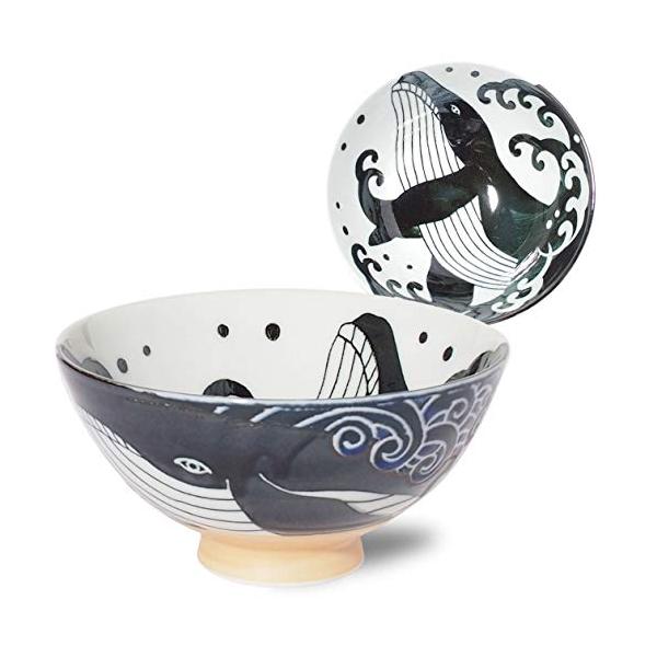 design白波くじら/直径12.5cm/4965583754213・Size:直径12.5cmPatternName:茶碗 大・パッケージ個数:1・サイズ:直径12.5×高さ6.5cm・素材・材質:磁器・原産国:日本美濃焼・梱包サイズ:1...