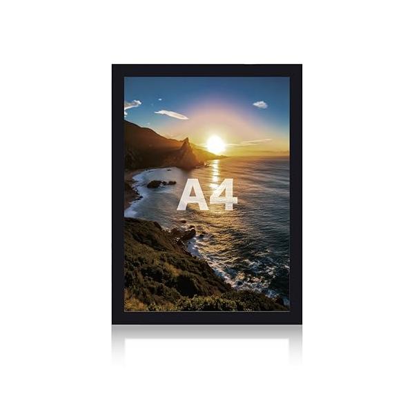 ブラック/-/-・??商品仕様本体サイズ：242mmx329mm。対応写真寸法：210x297mmのA4判写真を入れるのに最適。・??高い透明度ｂｅｎｒｉｉのフォトフレームは透明度が高いアクリル素材を使用しています。写真の細部まで綺麗に見る...