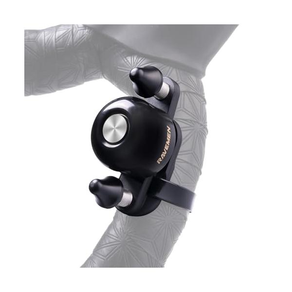 モダンブラック/ワンサイズ/-・公路車専用・安全設計 RAVEMEN Q3はロードバイク向けに開発されたベルです。手を離さずの独自設置位置で、1秒で素早く鳴らせます。高速走行中でも視線を道路に集中でき、従来のベル操作による安全リスクを解消。...