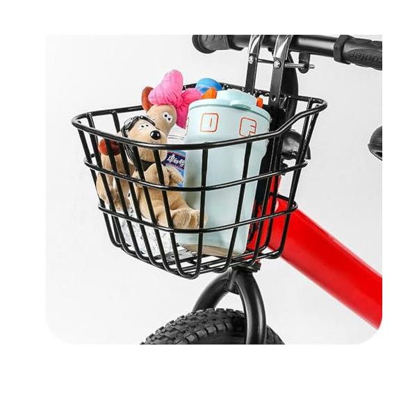 ブラック/18.3*23/-・強力な耐久性より強い太い鉄線で、。これにより、重い荷物でも安心して使用できます。さらに、特別に設計された自転車ネットが付属しており、買い物や荷物を安全に運ぶのに最適です。・簡単な取り付けこの製品は、あなたのバイ...