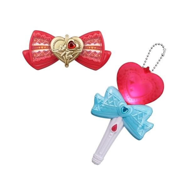 プリキュアアイドルハートリボン&amp;キラキライトセット/-/-・Color:プリキュアアイドルハートリボン&amp;キラキライトセット・（C）ABC−A・東映アニメーション・［カテゴリー］キミとアイドルプリキュア・［使用電池］LR44 ...