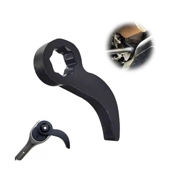 Shape:八角形・1/2インチ一般的な1/2インチのラチェットレンチやスピンナーハンドルに対応。八角口（梅花型）内径は約1.7cm、薄型で革新的な8ポイントスクエアドライブを採用し、届きにくい場所にも簡単にアクセスできます。狭い場所でも使...