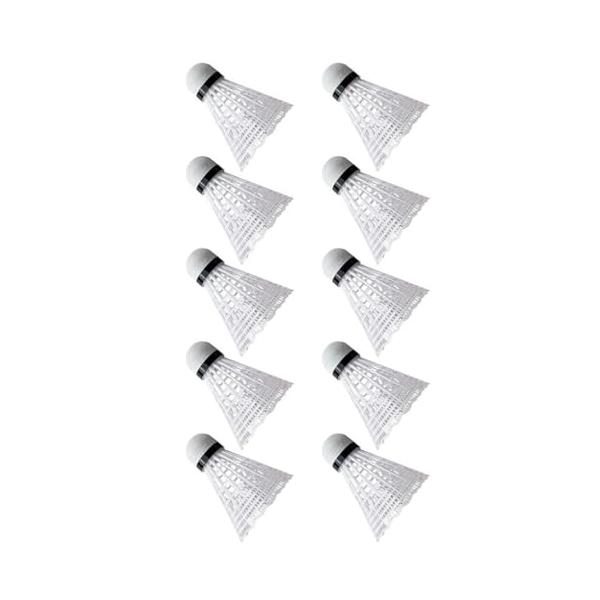 ホワイト/-/-・Color:ホワイト・耐久性抜群:このシャトルコックは頑丈なプラスチックナイロン素材で作られ、過酷な使用にも耐えられる設計になっています。従来の羽根シャトルコックと比べて寿命は大幅に延びます。・屋外活動に最適:風やその他の...