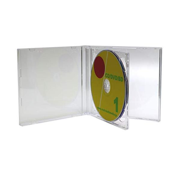 モダンクリア/日本製 10mm厚2枚収納 3個/AMAJP2D10MCLF003・Size:日本製 10mm厚2枚収納 3個Color:クリア・パッケージ個数:1・2枚収納 CDケース・ケース横に2Dロゴあり・割れたケースの交換、リフレッシ...