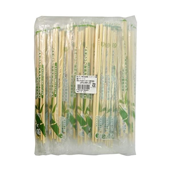 白/20cm/PK-016・Size:20cm・パッケージ個数:1・サイズ約:箸長20cm・材質:竹・生産国:中国・内容量:100膳・ブラント名: やなぎプロダクツYanagi Products