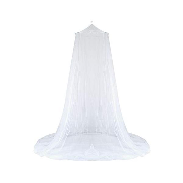 ホワイト/約250 x 60 x 250 cm シングル・セミダブルサイズ/JP2018072501・サイズ：全長：約250cm、傘部分：直径約60cm；下端の周り：260ｃｍ。・素材：優れたポリ繊維、どんなベッドでも対応、特に幅1.8m以...