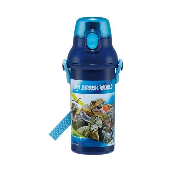 カジュアルプラ水筒/480 ml/PSB5SANAG-A・Color:プラ水筒・パッケージ個数:1・容量:480ml /サイズ:直径9.4×高さ19.6cm/付属品:肩から掛けられるショルダーベルト、名前シール・重量があって硬いステンレス製...