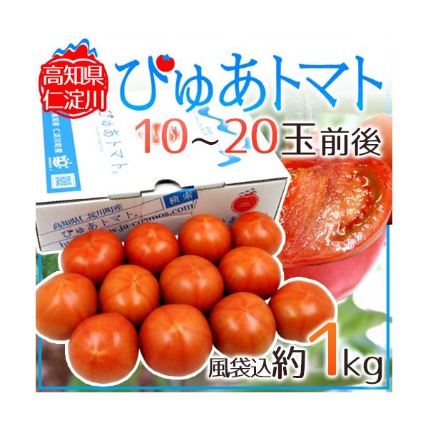 【発売日：2025年06月15日】希少な、夏に食べられるフルーツトマト！こだわりの栽培法で育まれたトマトは、甘さと酸味の調和したトマトらしい《ぴゅあ》な味わいです♪/高糖度トマト/ピュアトマト/糖度8度以上/1キロ/爆買