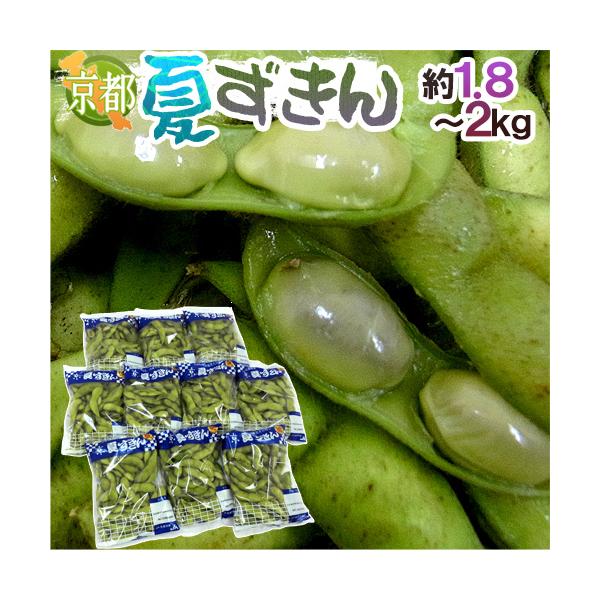 【発売日：2026年08月10日】【送料無料】豊かな甘さと濃厚な豆のうまみ♪「丹波黒大豆」から生まれた黒枝豆の最高峰「紫ずきん」から生まれた「夏に食べられる紫ずきん【夏ずきん】」/2キロ/爆買