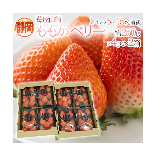 【発売日：2026年01月25日】【送料無料】淡いピンク色とほのかな桃の香りが特徴の超希少品種「ももかベリー」♪通常より約1.5倍もの日数をかけた熟成いちごは驚異的な糖度に！ももかベリー/莓屋山崎/完熟/ももか/ももいちご/桃苺/静岡/いち...