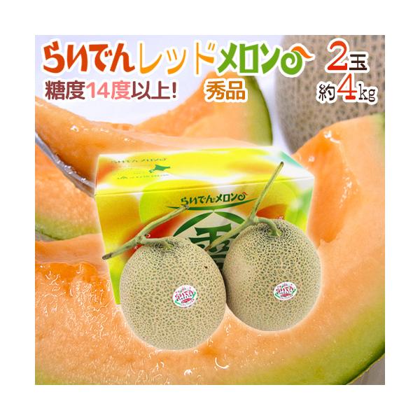 【発売日：2026年07月20日】【送料無料！】北海道の厳しい寒さで甘味をぎゅ〜っと凝縮させた絶品赤肉メロン♪光センサー選果で糖度14〜15度以上保証！甘〜くとろける味わいです！/ルピアレッド/レッドティアラ/らいでんレッド01/レッド11...