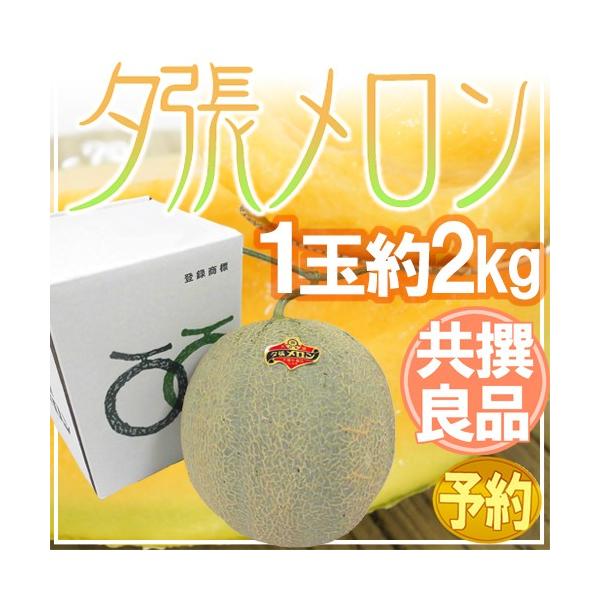 【発売日：2026年07月20日】【送料無料】厳格な品質管理で高いクオリティを維持するブランドメロン「夕張メロン」！その香り、甘さ、柔らかさは食べた人を魅了します♪「中元」/フルーツ/果物/2キロ/爆買