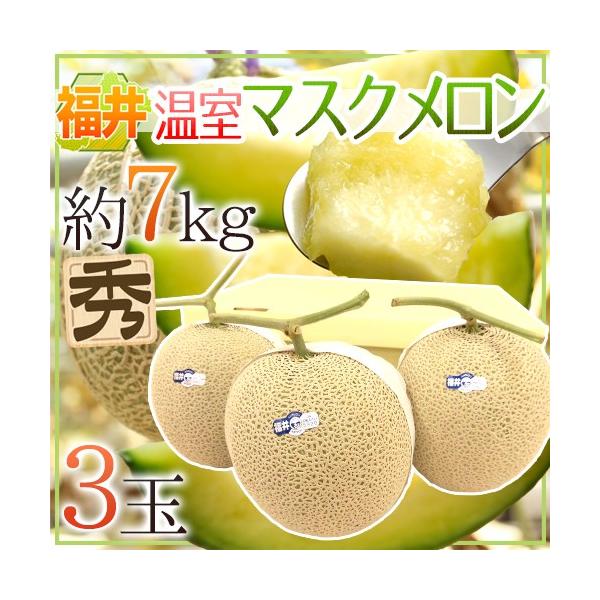 【発売日：2026年09月10日】【送料無料】実は知る人ぞ知るメロンの名産地・福井県！「若猪野メロン」や「あわらメロン」などのブランドメロン産地を擁するオススメ産地のマスクメロンです♪甜瓜/メロン/温室メロン/マスクメロン/青肉メロン/アー...