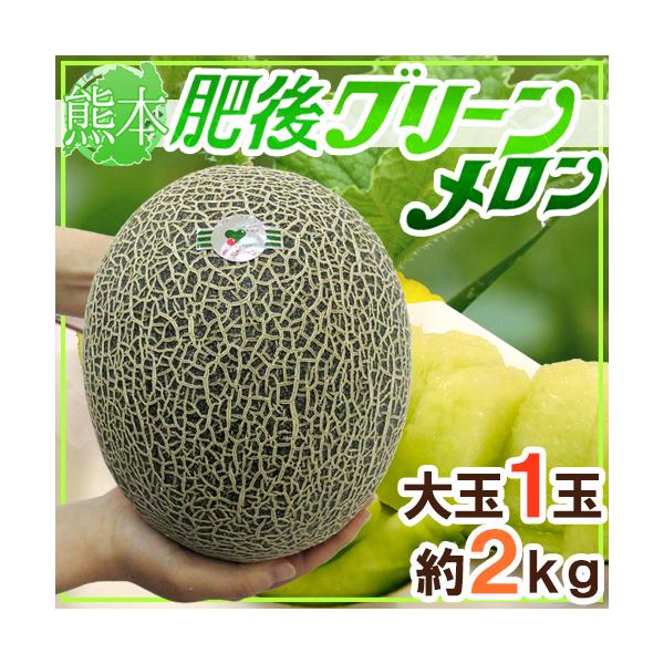 【発売日：2026年05月30日】メロンファンの方、お待たせしました！！熊本から甘〜いメロン《肥後グリーン》の登場です！ジューシーで柔らかくキワまで甘い♪♪大玉サイズで大満足！「お中元」/フルーツ/果物/2キロ/爆買
