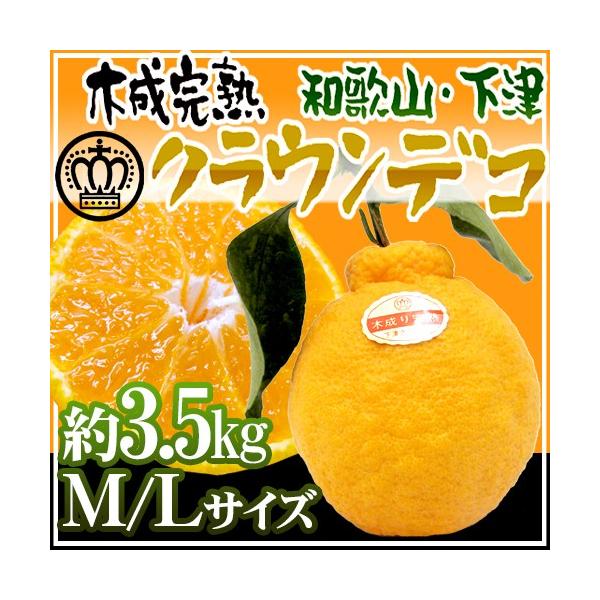【発売日：2026年03月10日】【送料無料】樹上で完熟させ限界まで甘さを凝縮した和歌山県産「クラウンデコ」採れたての証拠に葉っぱ付きでお届けです♪贈答用にも最適♪デコポン/不知火/凸ポン/でこぽん/凸柑/中晩柑/柑橘/みかん/ミカン/蜜柑...