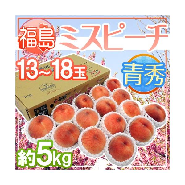 【発売日：2026年07月25日】【送料無料！】名産地・福島県のブランド桃の中でも一目おかれる「皇室献上の桃ブランド・ミスピーチ」！香り、甘さ、瑞々しさ！どれをとっても一級品です♪/フルーツ/果物/5キロ/爆買